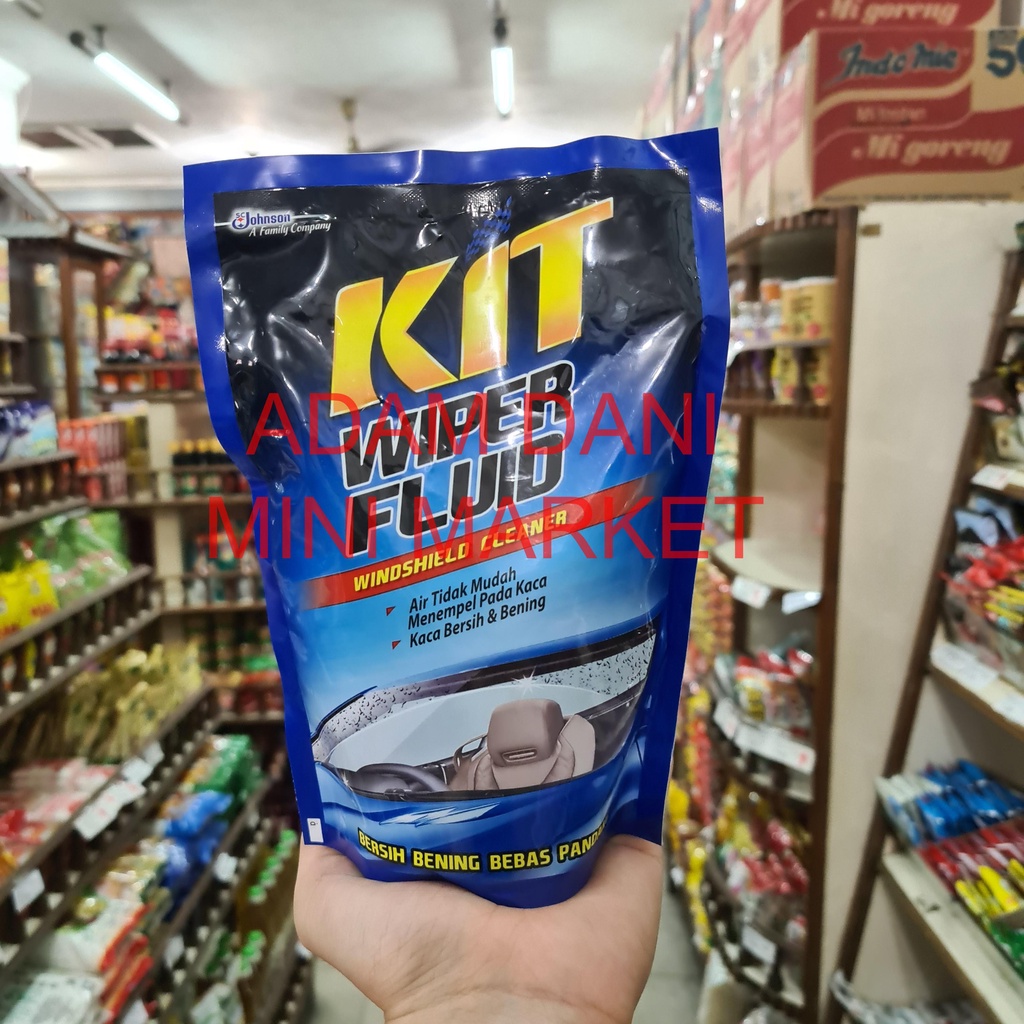 Jual KIT WIPER FLUID WINDSHIELD CLEANER REFILL POUCH 400ml | Shopee ...