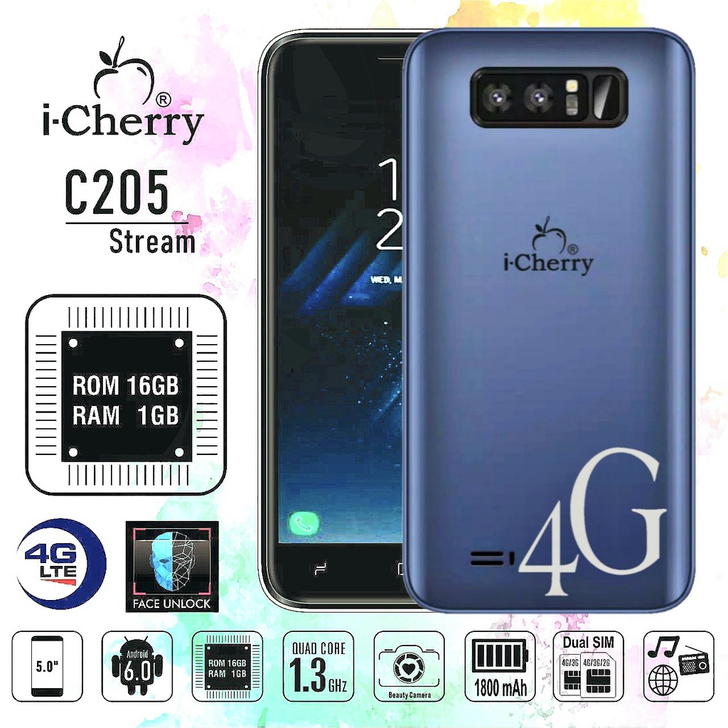 Jual HP ANDROID iCHERRY C205 STREAM 4G RAM 1GB - SMARTPHONE - HP ...