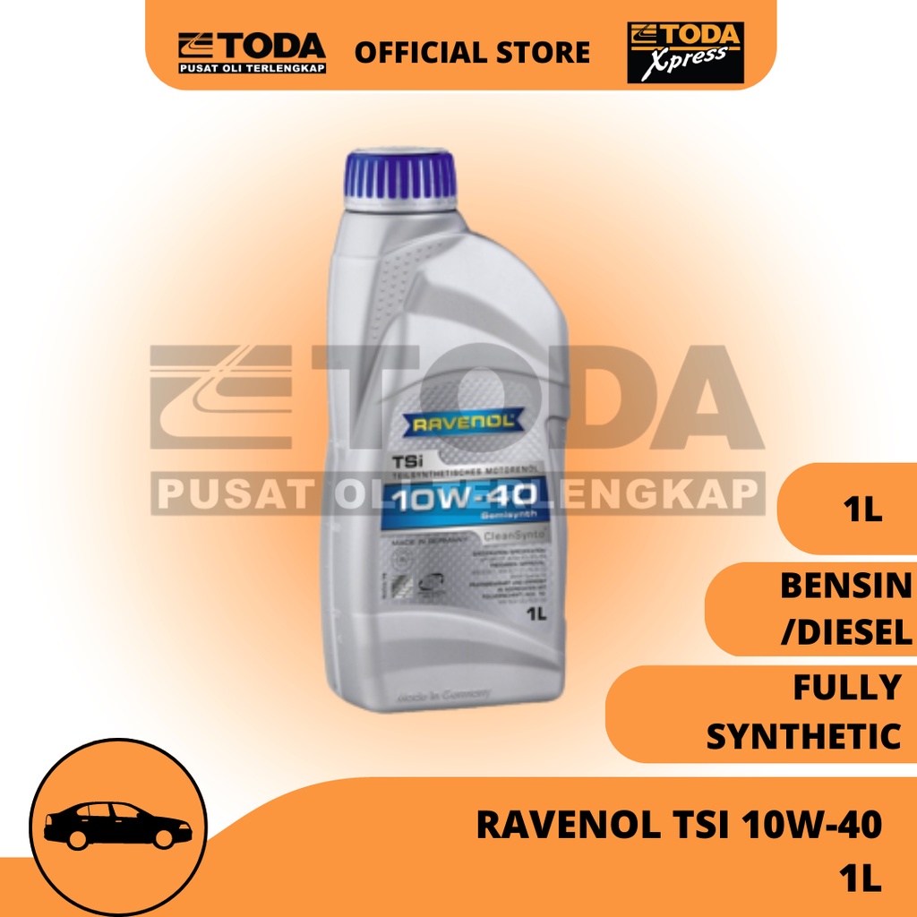 Jual Oli Mesin Mobil Ravenol TSi 10W-40 1L Original - Oli Mobil Made In Germany | Shopee Indonesia