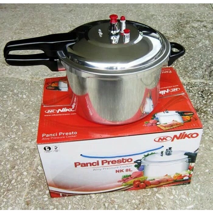 Jual Panci Presto Niko Pressure Cooker 8L NK 8 Liter Alumunium | Shopee Indonesia