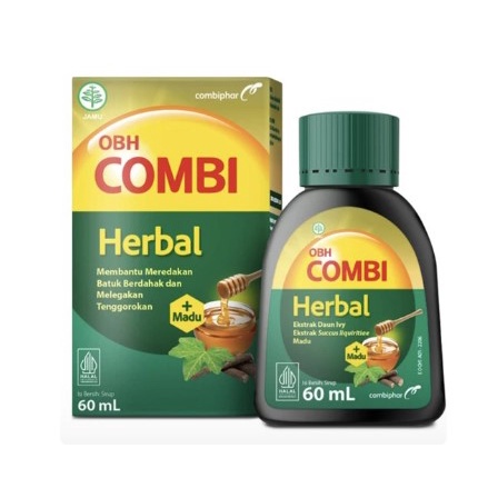 Jual OBH COMBI HERBAL 60 ML MEMBANTU MEREDAKAN BATUK BERDAHAK | Shopee ...
