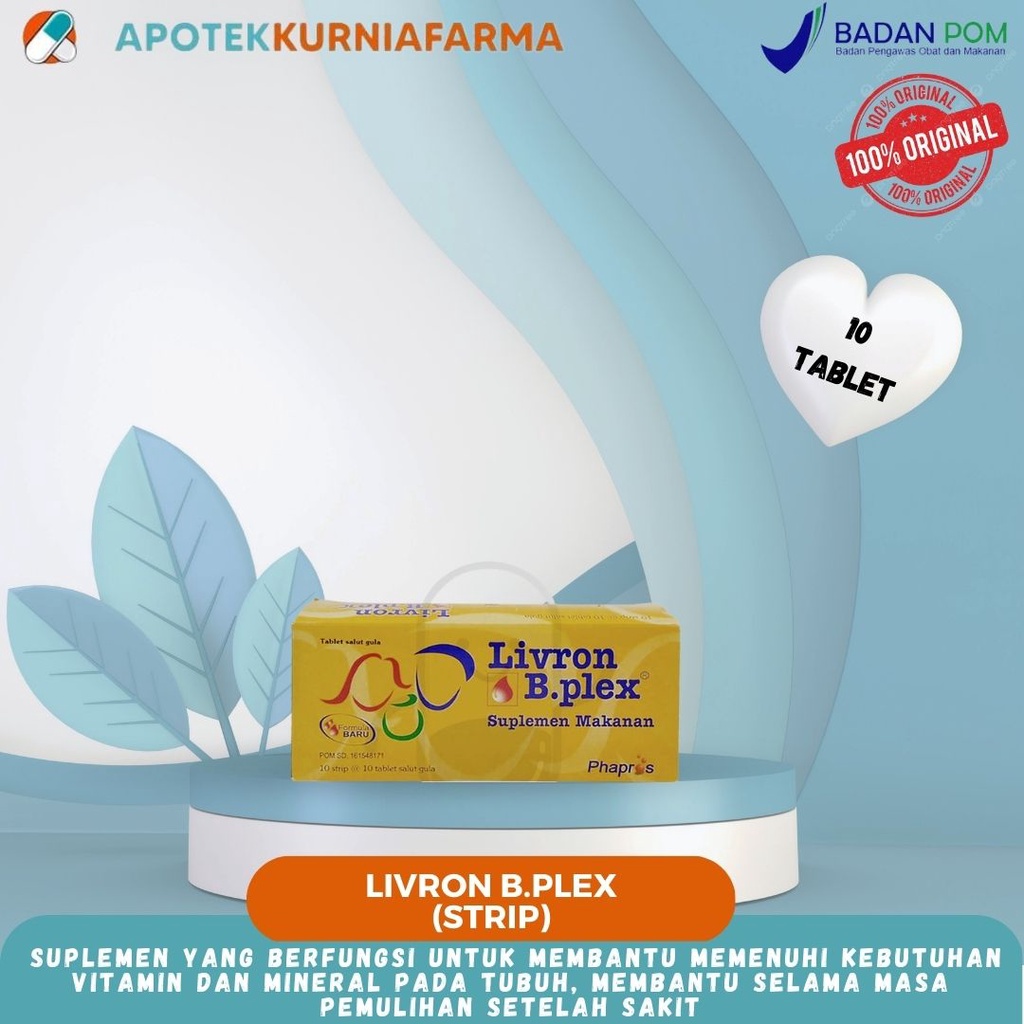Jual Livron B Plex Vitamin Menambah Darah | Shopee Indonesia