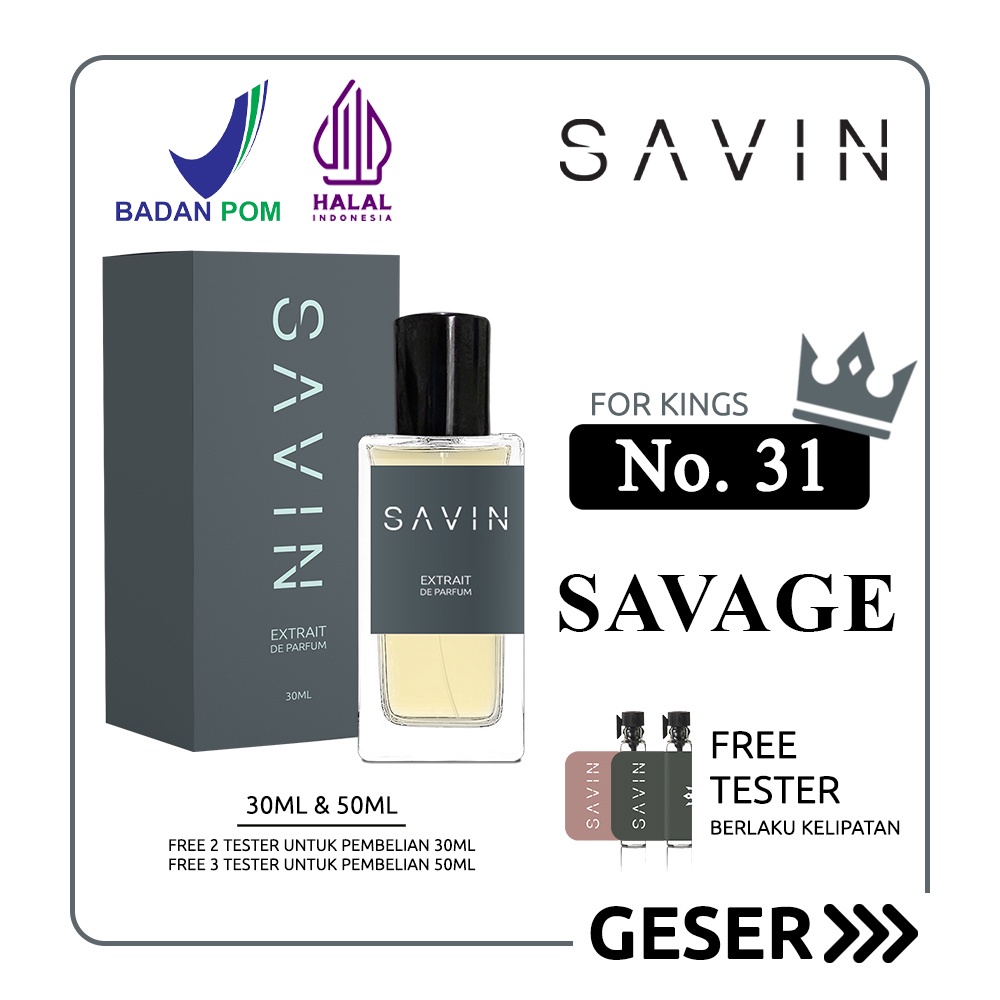 Jual SAVIN PARFUM No. 31 SAVAGE | Shopee Indonesia
