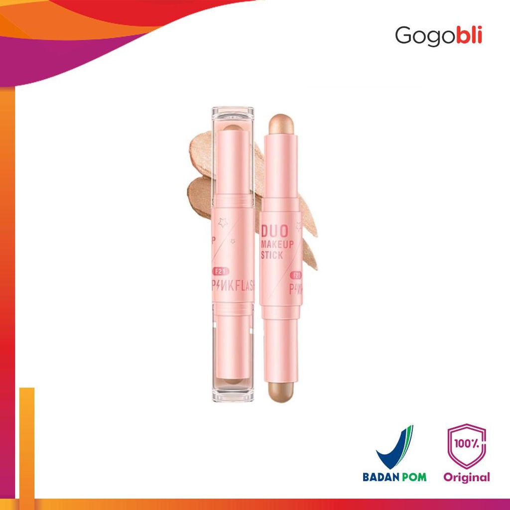 Jual PinkFlash Double Shaping Duo Make Up Stick PF-F21-HS02 | Shopee ...
