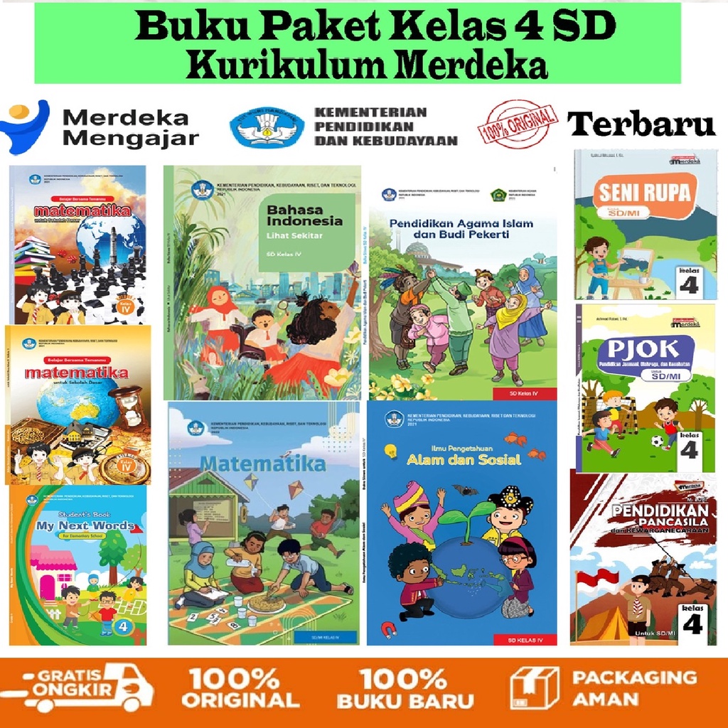Jual Buku Siswa SD Kelas 4 Kurikulum Merdeka SD / MI Kelas IV | Shopee Indonesia