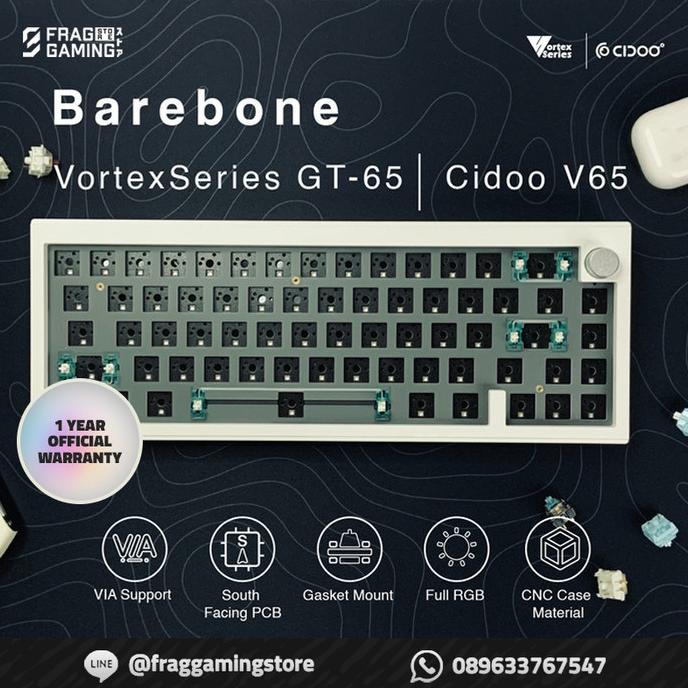 Jual Vortex Series Gt65 X Cidoo Alumunium Cnc Wireless Mechanical ...