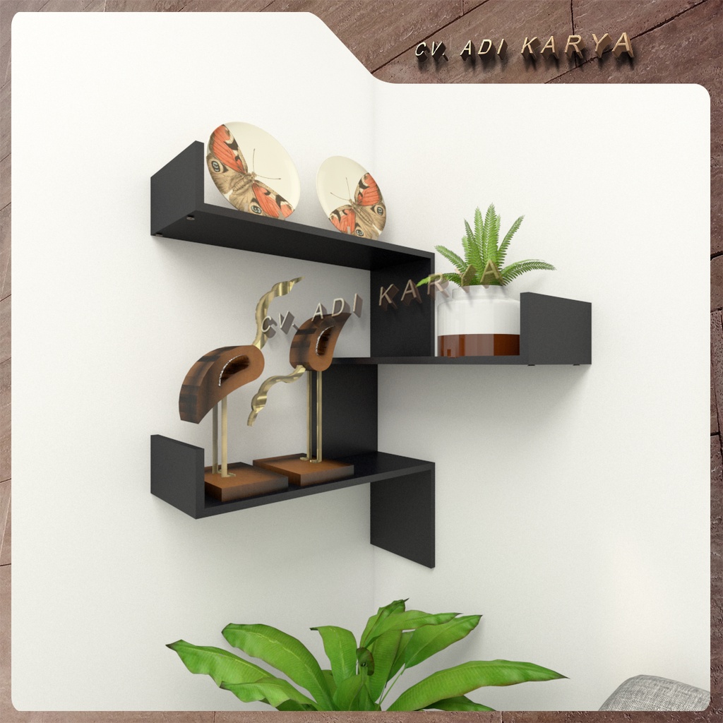 Jual Rak Dinding Minimalis Hiasan Kayu Dekorasi Ruangan Vintage Terbaru ...