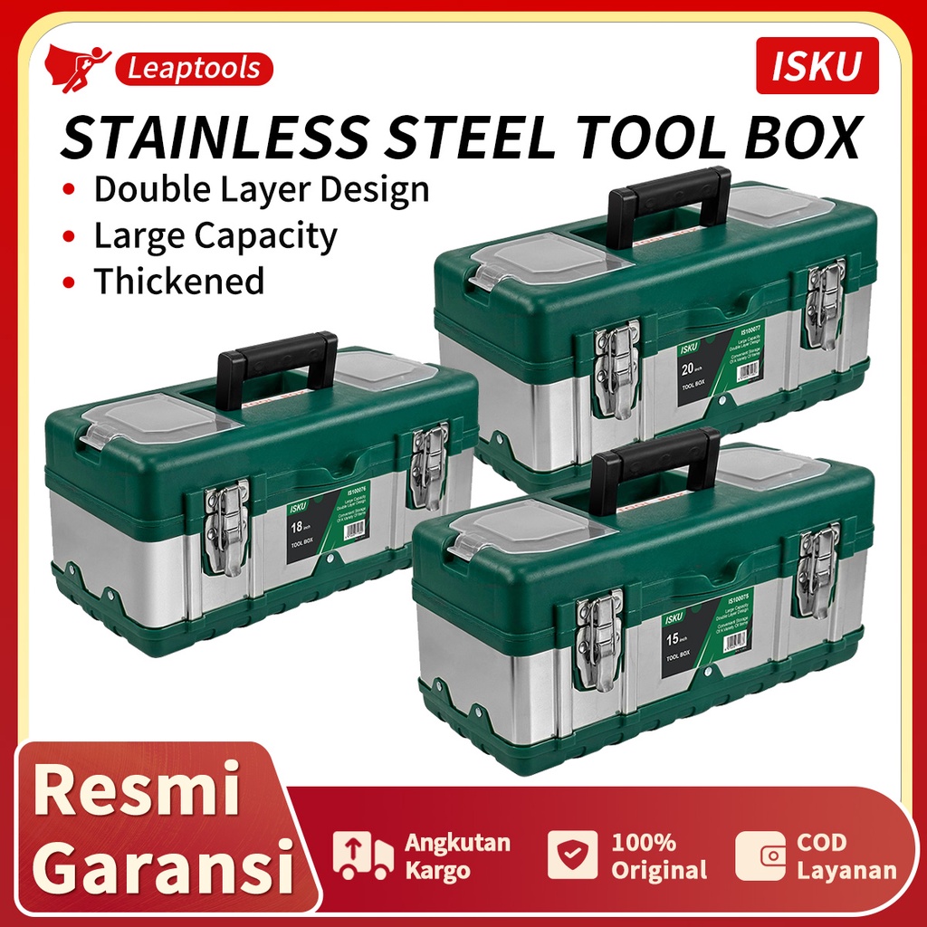 Jual Isku Tool Box Besar 20 Inch Kotak Perkakas Stainless Besar 15-20 ... Jual Isku Tool Box Besar 20 Inch Kotak Perkakas Stainless Besar 15-20 ...