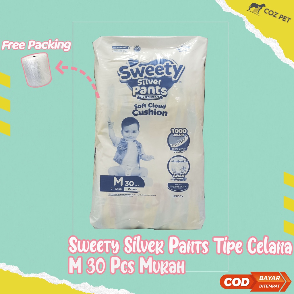Jual SWEETY SILVER PANTS TIPE CELANA M30 MURAH | Shopee Indonesia