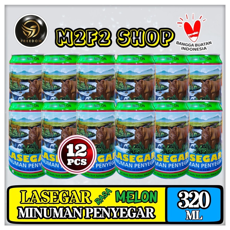 Jual LASEGAR Minuman Larutan Penyegar Rasa Melon Kaleng - 320 ml ...