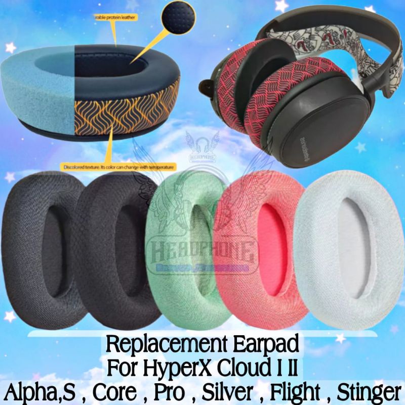 Jual Earcup Ear Pads Earpad Hyperx Hyper X Cloud Alpha Pro Core Silver ...