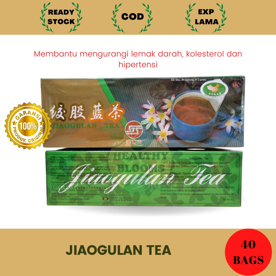 Jual JIAOGULAN TEA / JIAO GU LAN CHA - KOLESTROL, LEMAK | Shopee Indonesia