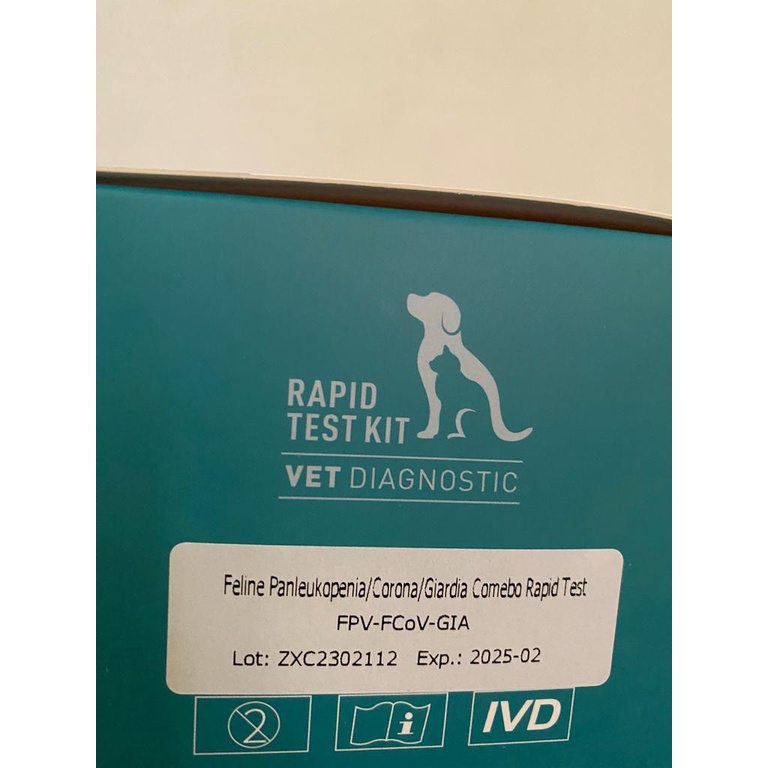 Jual Rapid tes kit vet diagnostic FPV-FCoV-GIA combo Test | Shopee ...