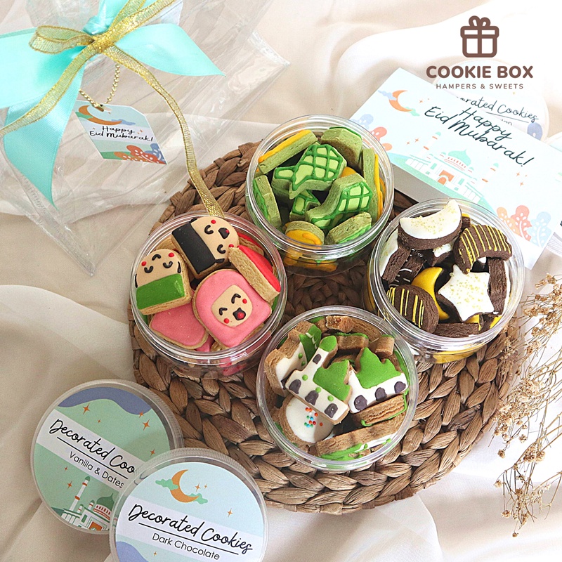 Jual DECORATED COOKIES EID HAMPERS (Hampers Lebaran Cookies Klasik Unik ...