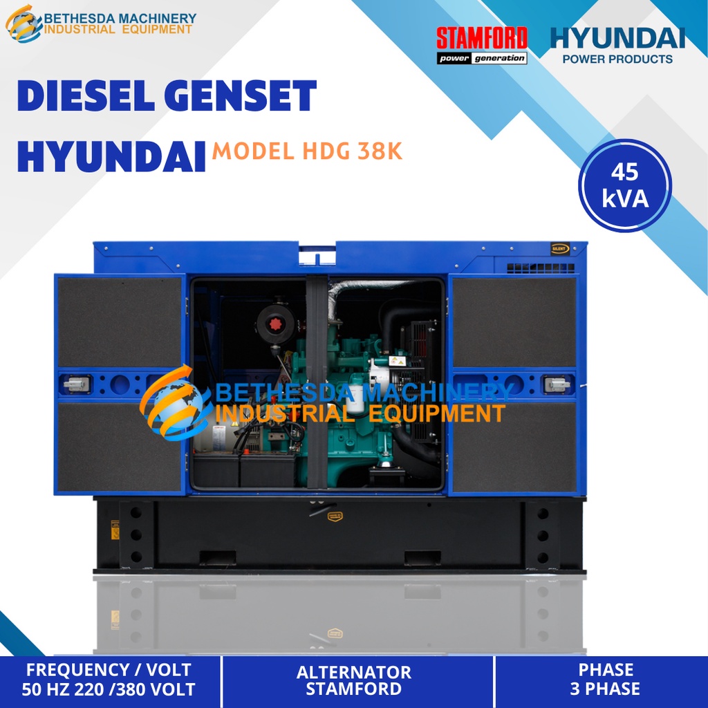 Jual Jual Genset Hyundai 45 kva | Shopee Indonesia