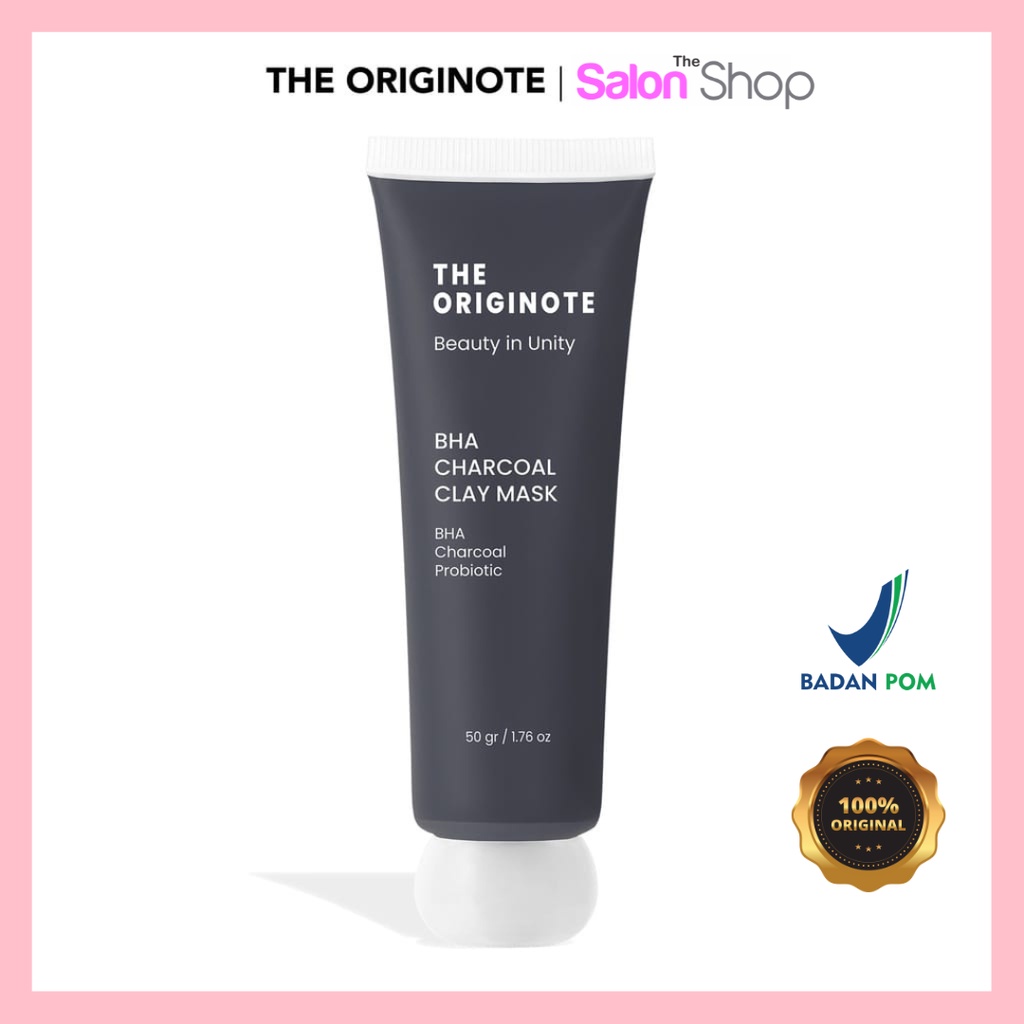 Jual The Originote BHA Charcoal Clay Mask - Masker Wajah Mud Mask ...