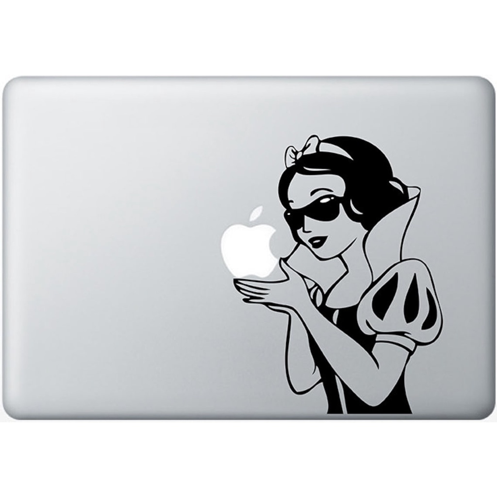 Jual Stiker Cool Snow White - Laptop Decal Macbook Sticker | Shopee ...