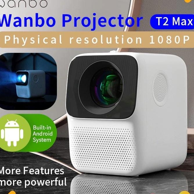 Jual Proyektor Mini Smart Wanbo T2 Max Portable Android 1080P 5000 ...