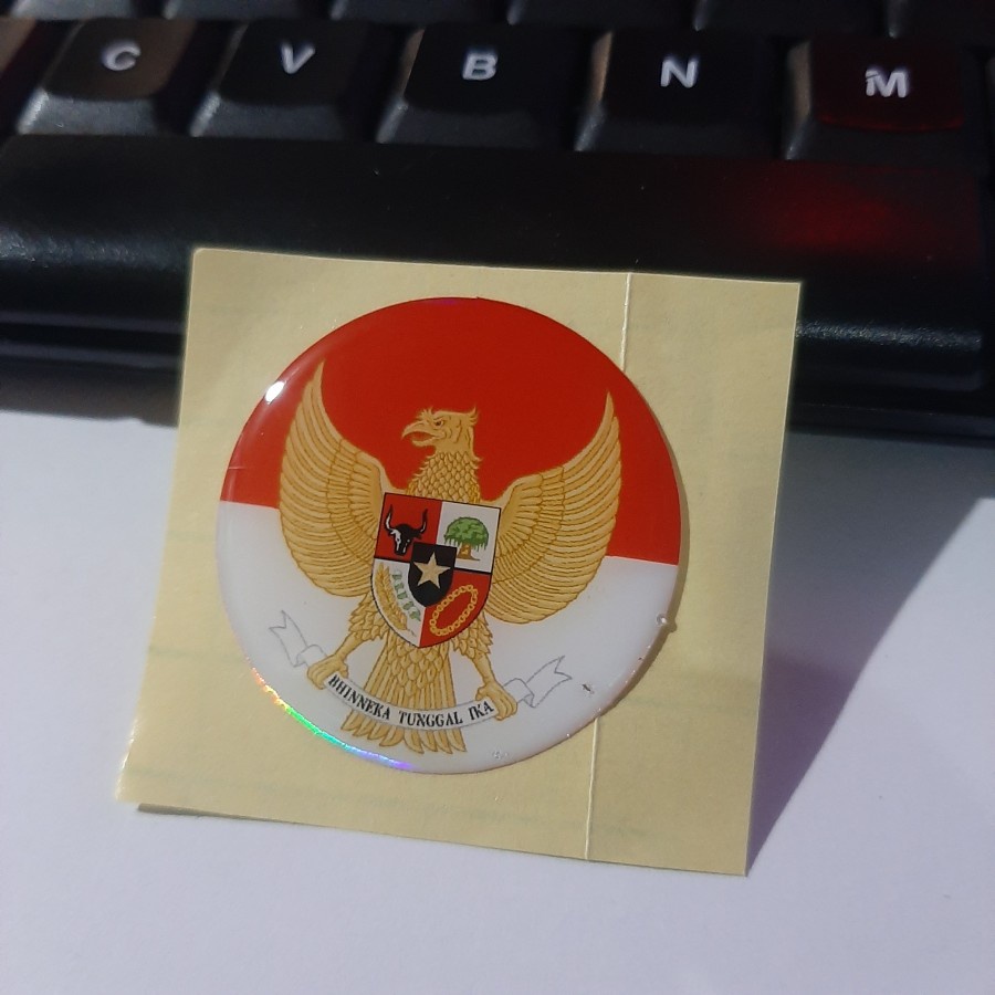 Jual Sticker Timbul Resin GARUDA Pancasila Merah Putih Logo Kecil ...