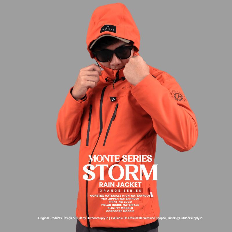 Jual Jaket Monte Series - Storm Rain Jaket | Shopee Indonesia