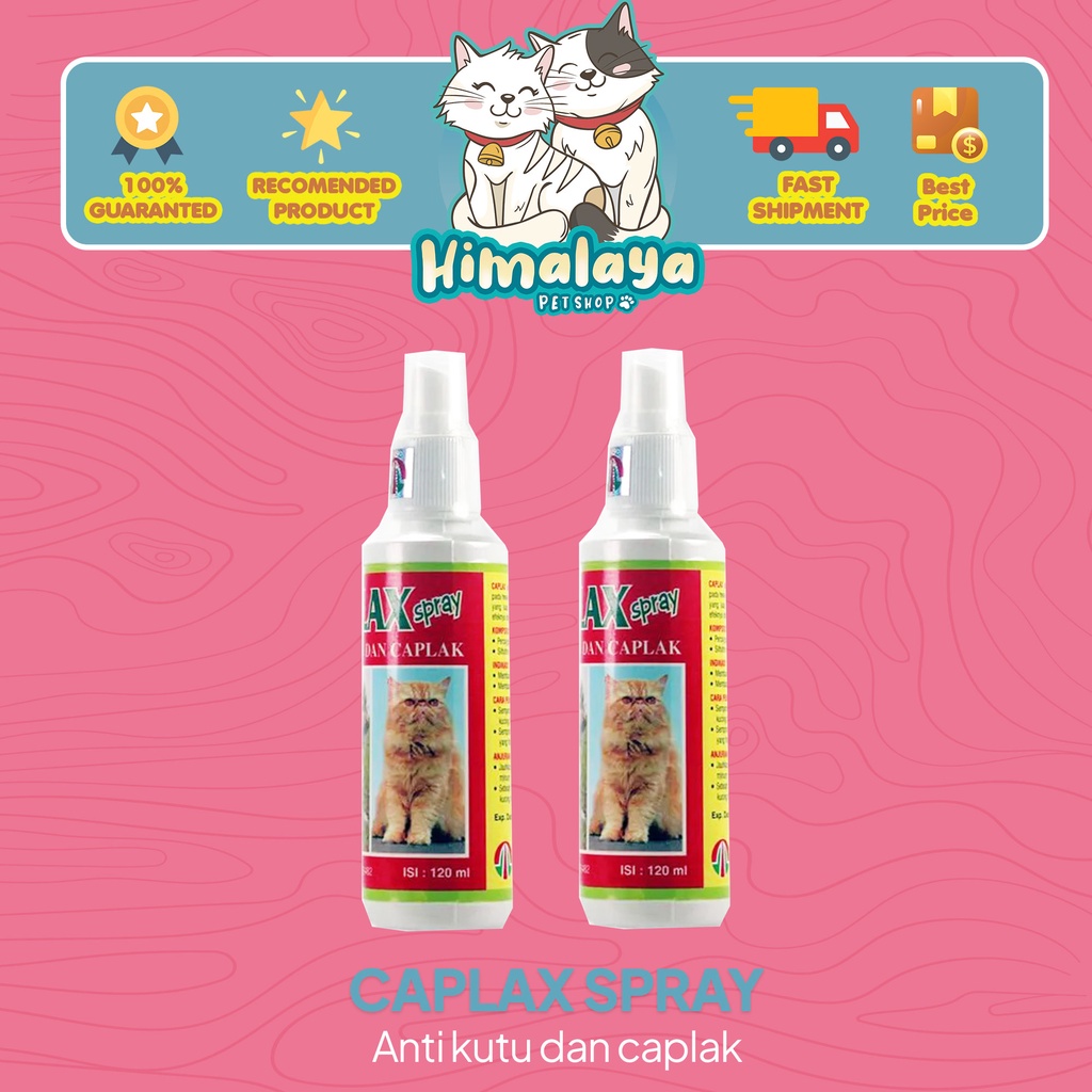 Jual Obat anti kutu dan caplak CAPLAX Spray 120ml | Shopee Indonesia