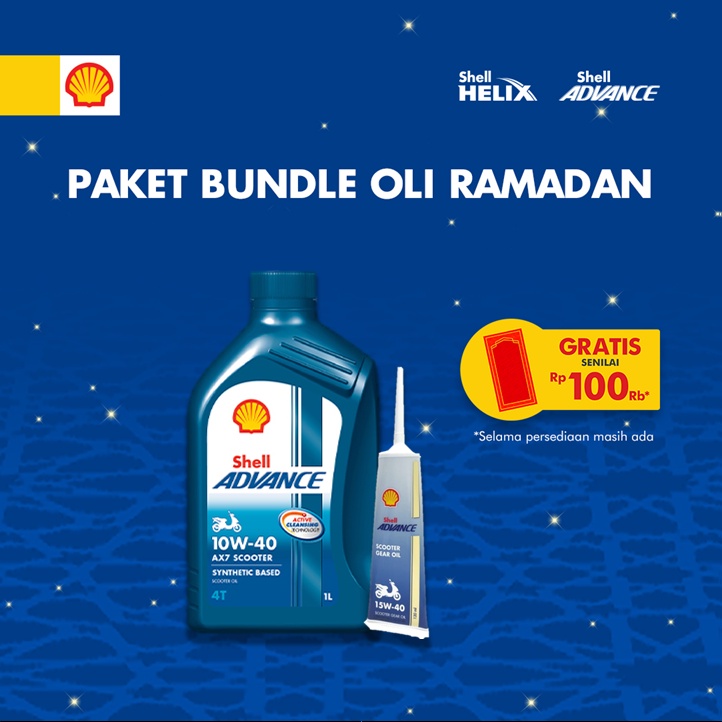 Jual Paket Oli Motor Matic Advance 4T AX7 Sc 10W-40 1L + Gear Oil | Shopee Indonesia