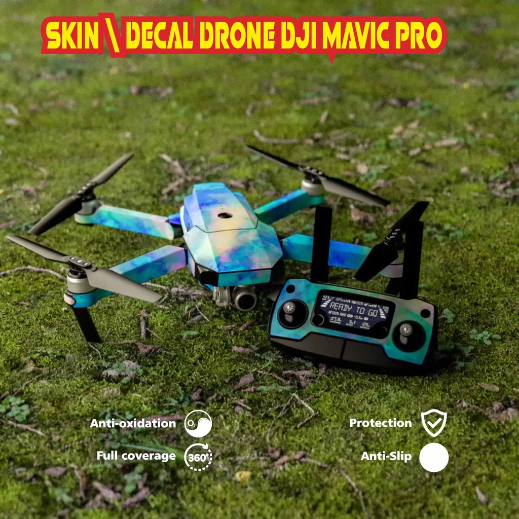 Jual SKIN \ DECAL DRONE DJI MAVIC PRO ELECTRIFY | Shopee Indonesia