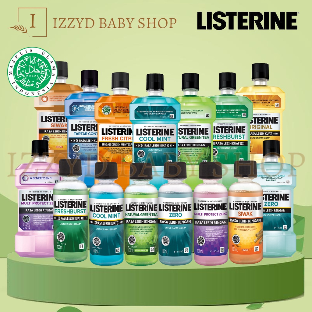Jual LISTERINE Listerin obat kumur Antiseptic Mouthwash Obat Kumur ...