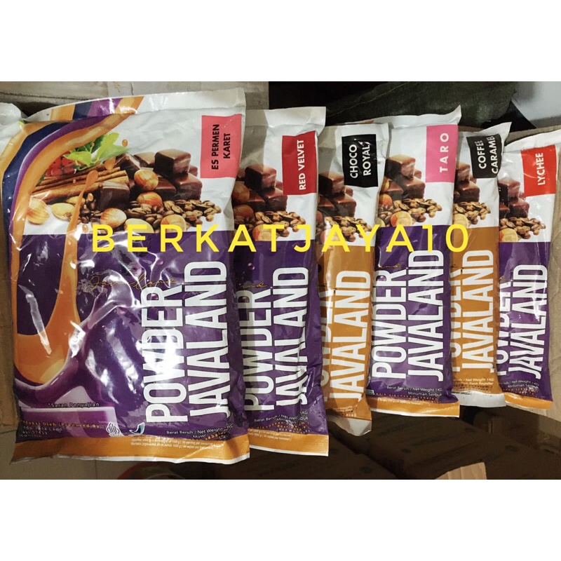 Jual POWDER DRINK Javaland Minuman Bubuk Aneka Rasa Boba Drink Bubble ...