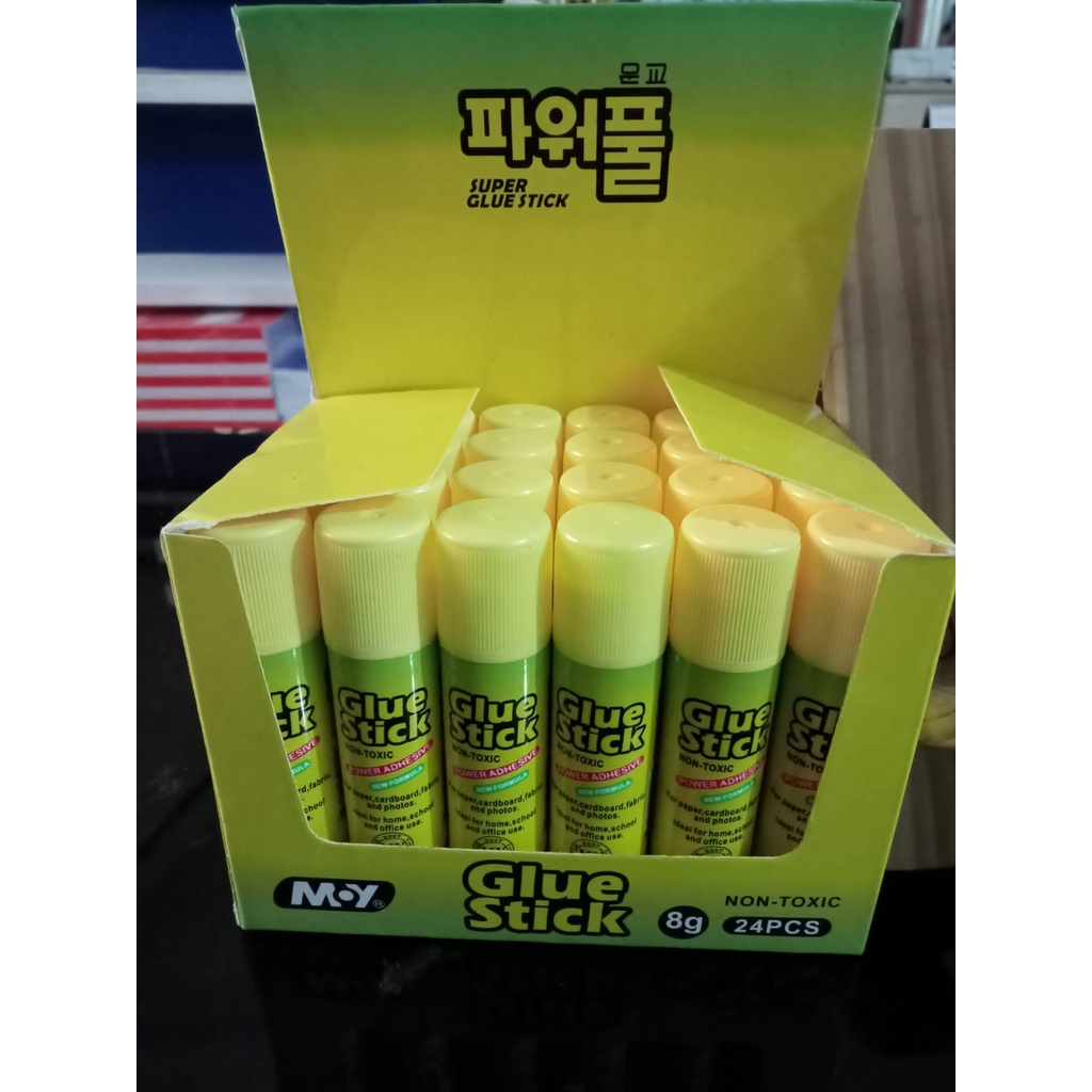 Jual Lem Glue Stick ISI 24 PCS / Lem Kertas / Lem Stik | Shopee Indonesia