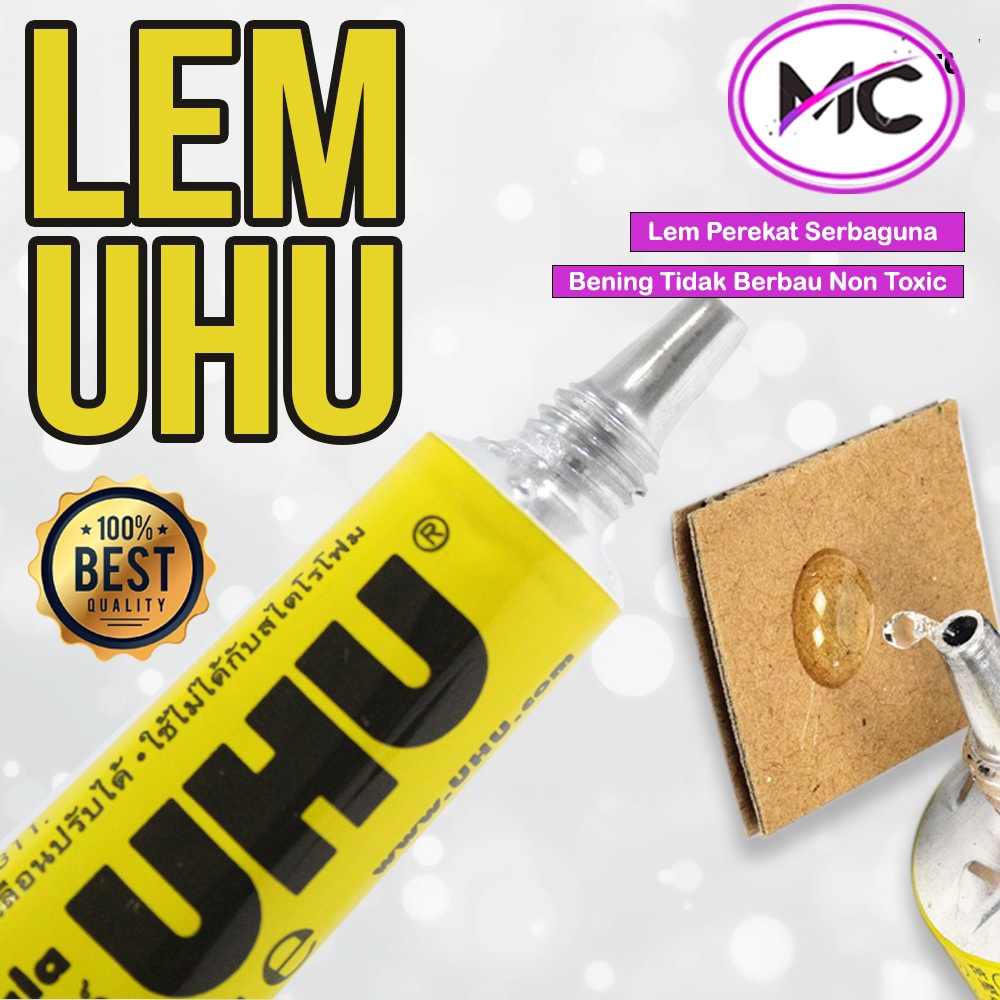 Jual Lem Uhu Besar Sedang Kecil Lem Serbagina Lem Kertas Kayu Karpet ...