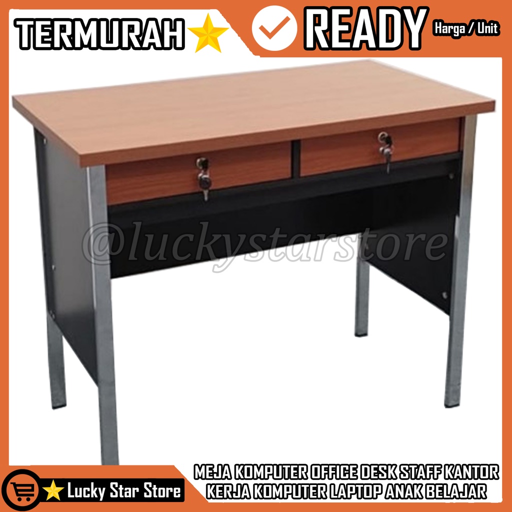 Jual [Kargo] MEJA KANTOR KERJA BELAJAR MT 552 OFFICE DESK TABLE TABEL ...