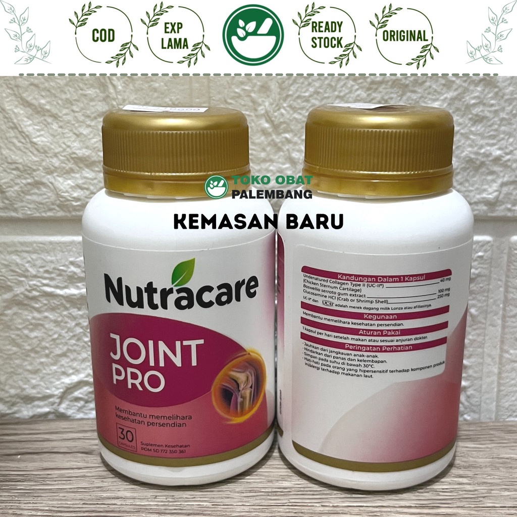 Jual NUTRACARE JOINT PRO 30 KAPSUL NUTRA CARE GLUCOSAMINE SENDI COLLAGEN | Shopee Indonesia