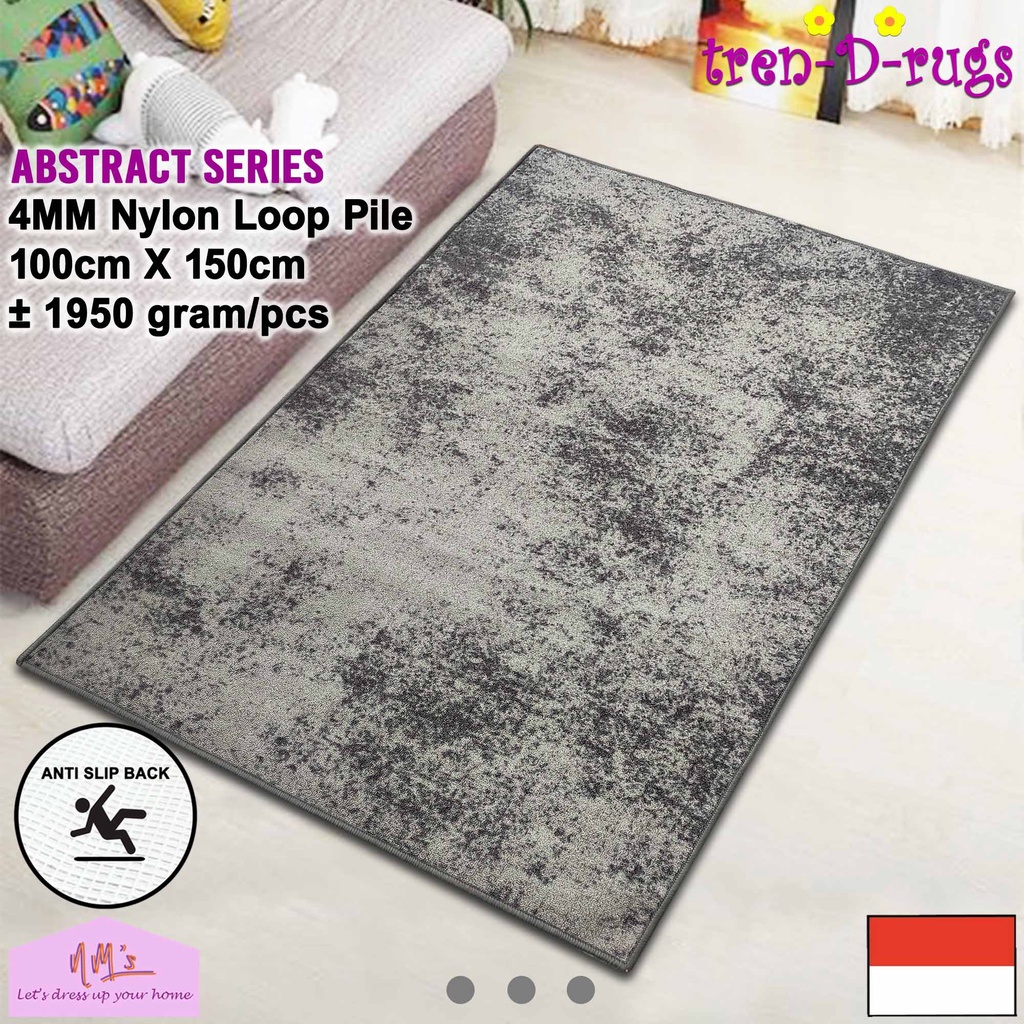Jual Tren-D-rugs Karpet sweden motif abstrak distress brushed permadani ...