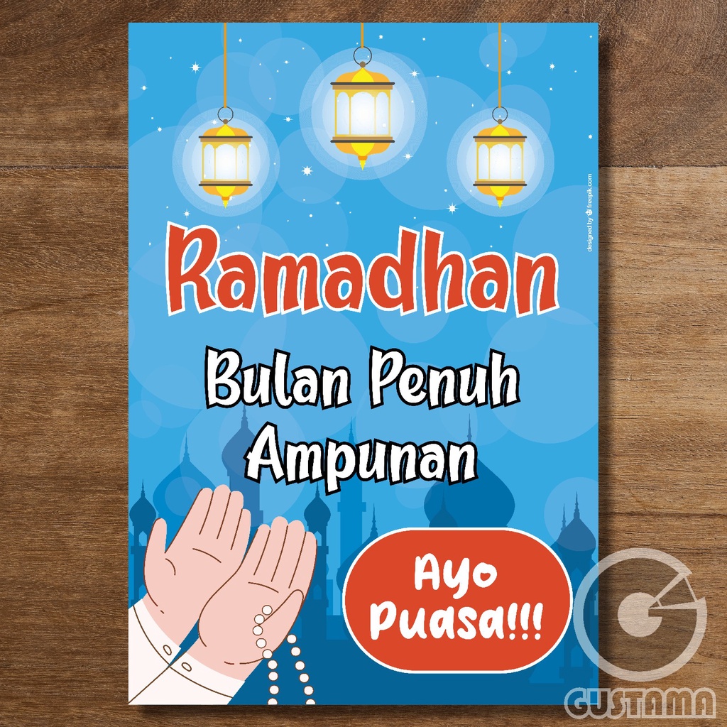 Jual Poster Tarhib Ramadhan 10 Model, Poster Pawai Ramadhan Anak ...