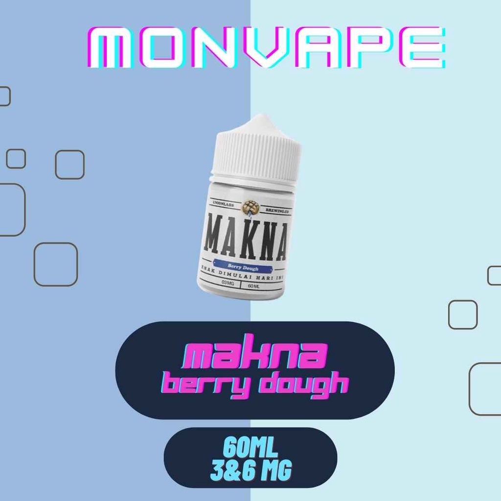 Jual MAKNA BERRY DOUGH 60ML BY UNION LABS E-LIQUID | Shopee Indonesia