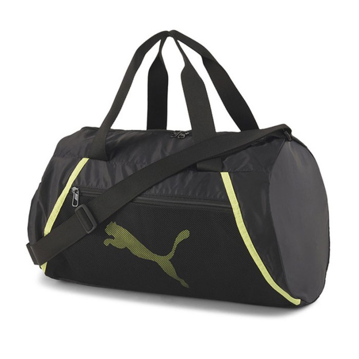 Jual Tasgym Tas Puma Essential Barrel Sport Gym Duffle Bag Black Fluo ...