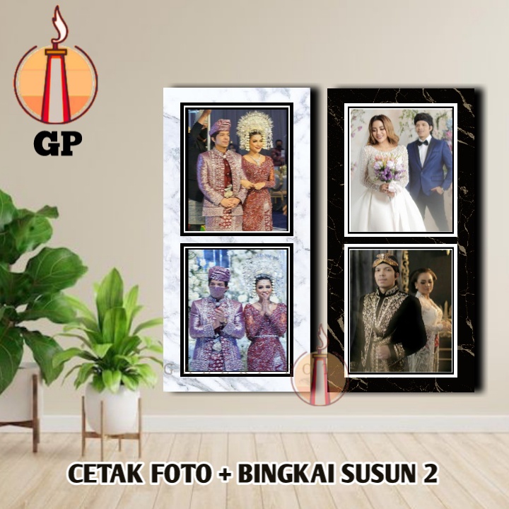 Jual GP CETAK FOTO CUSTOM 4R BINGKAI SUSUN - MEDIA KAYU MDF TANPA KACA ...