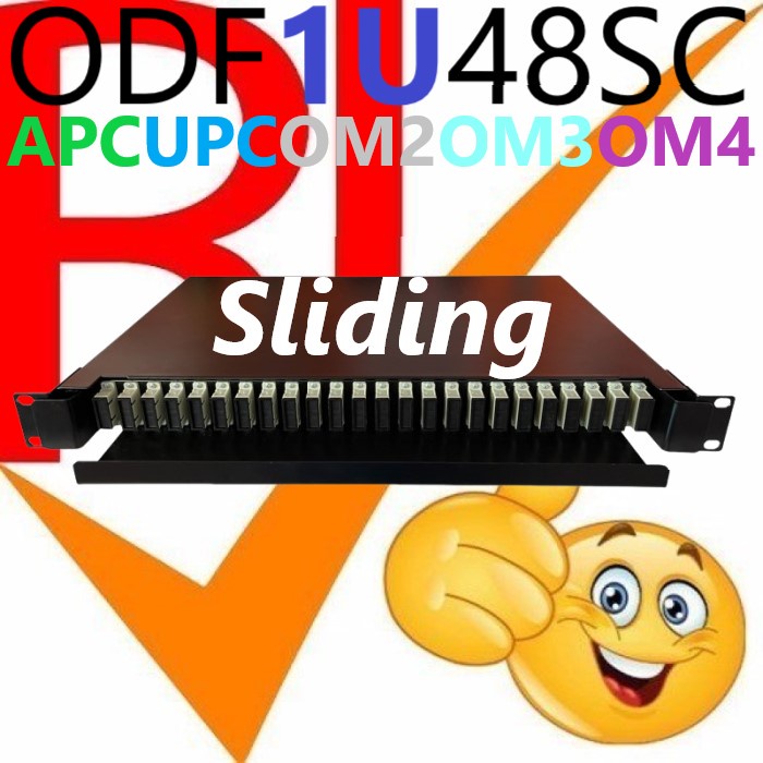 Jual ODF 48c OTB Rack 48Core FC ST SC APC UPC 48 Core Adapter Tanpa ...