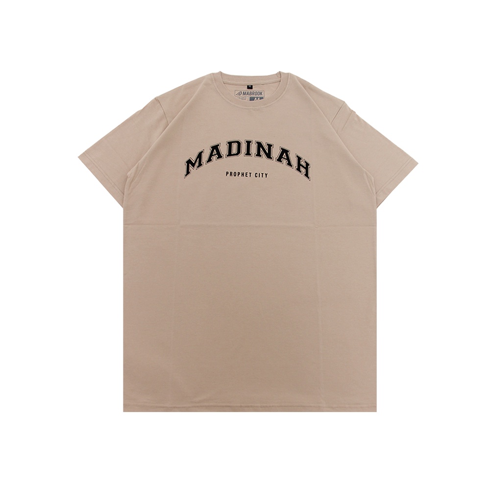 Jual MABROOK Tshirt Madinah Cream | Shopee Indonesia