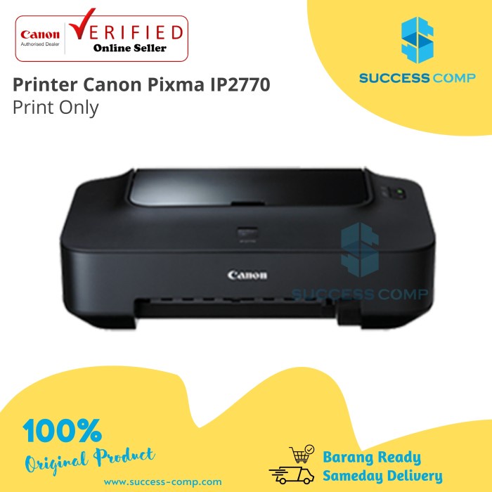 Jual Print Canon Pixma IP2770 IP 2770 Garansi Resmi 1 Tahun Print Only ...