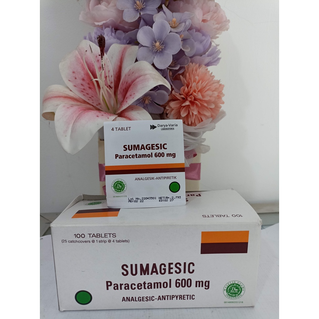 Jual Sumagesic Paracetamol 600 mg Tablet (1 Strip isi 4 tablet ...