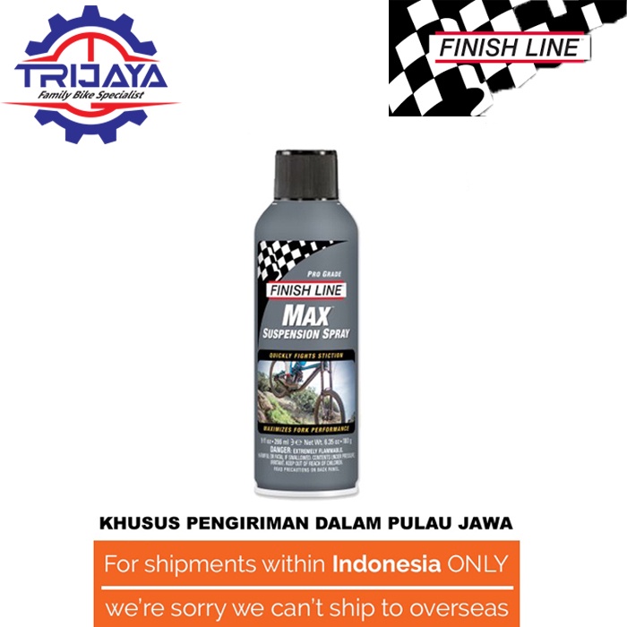 Jual Finish Line Max Suspension Spray Semprotan Suspensi Sepeda Aerosol ...