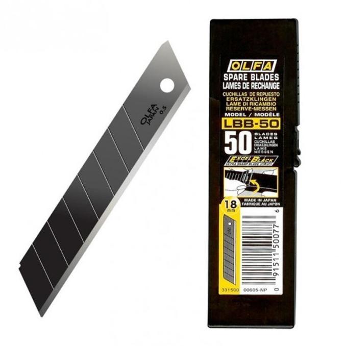 Jual Olfa Refill Cutter 18mm Spare Blade LBB-50 isi 50 Pcs | Shopee Indonesia