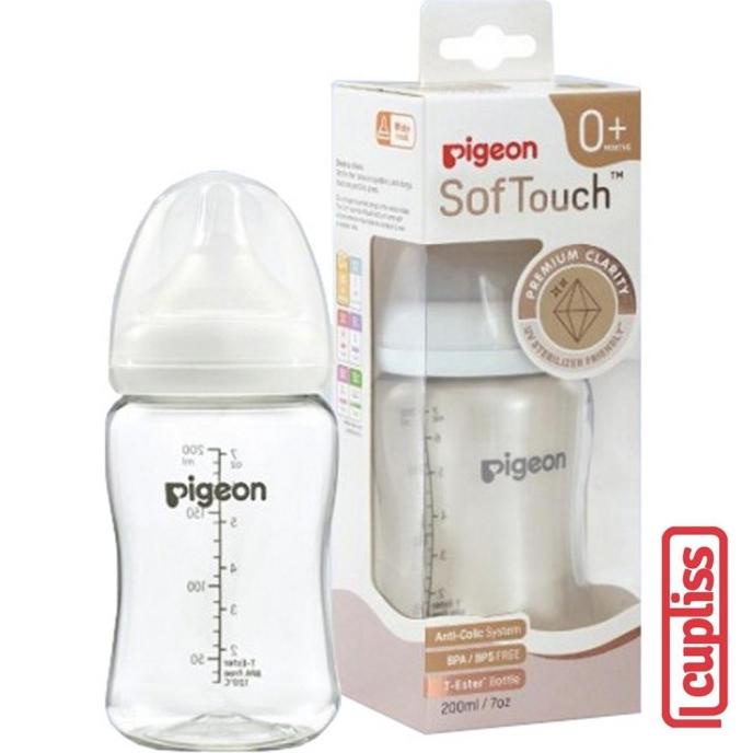 Jual PIGEON T-Ester Wide Neck 200ml 300ml Bottle Peristaltic Botol Susu | Shopee Indonesia