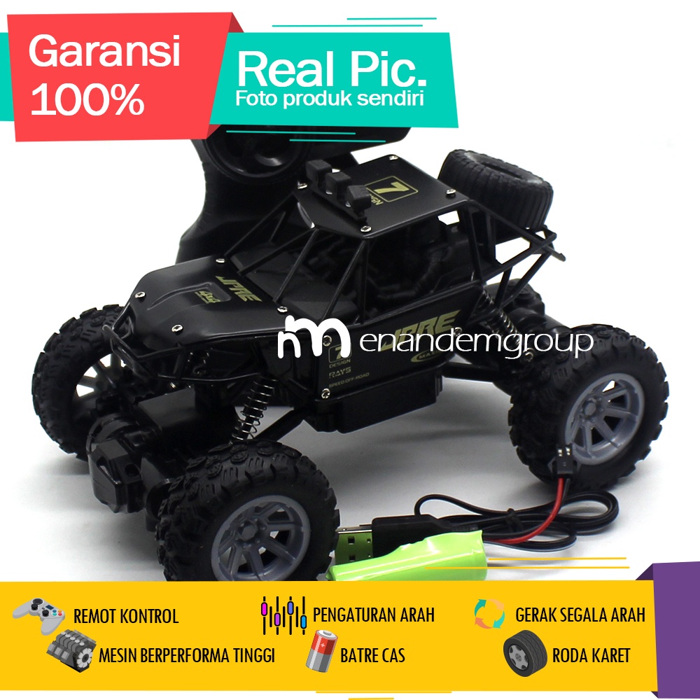 Jual Mainan Mobil Remot Kontrol RC JPRE Offroad Climbing Rock Crawler | Shopee Indonesia