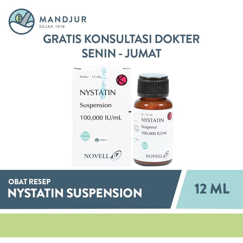 Jual Nystatin Suspension 12 mL | Shopee Indonesia