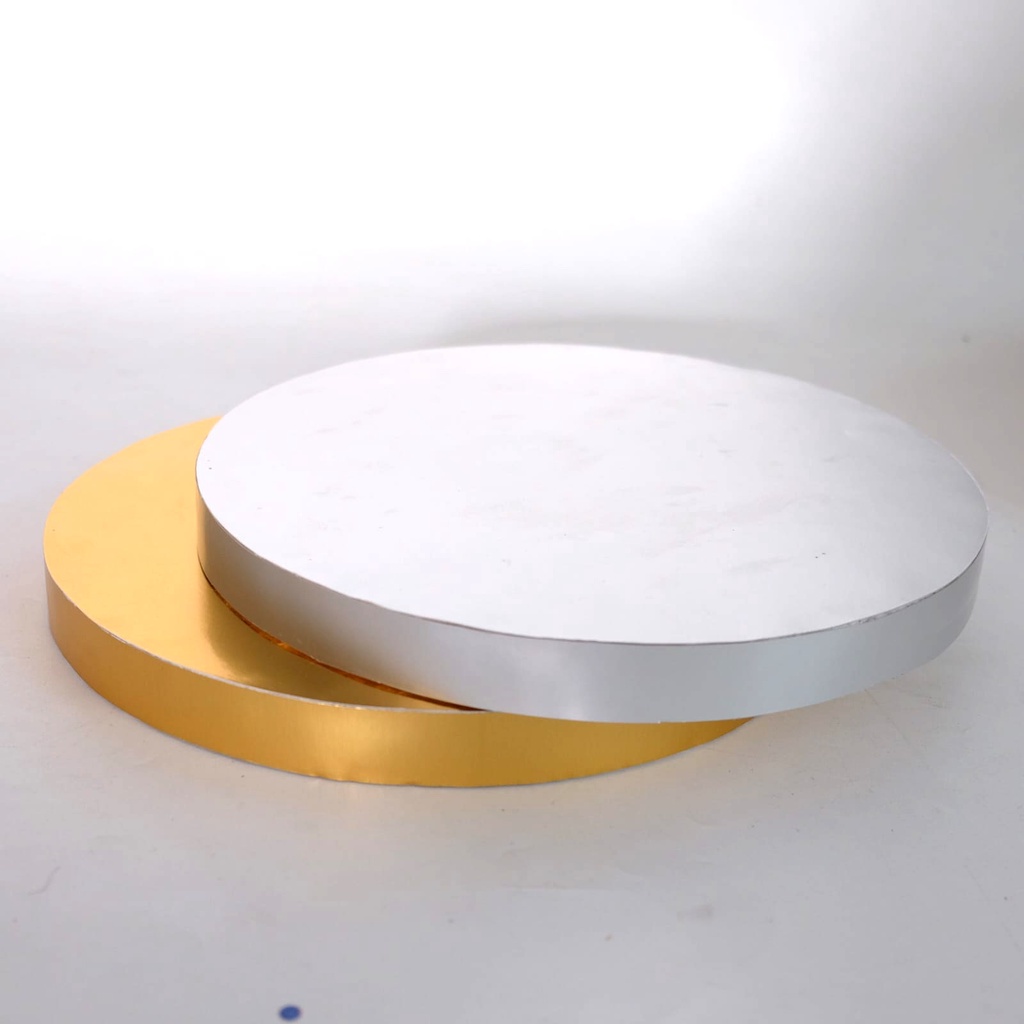 Jual NEW // ALAS TATAKAN KUE TART CAKE DRUM BULAT TINGGI 3CM GOLD ...
