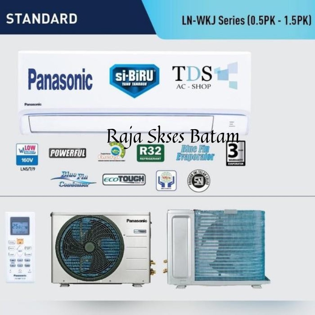Jual AC Panasonic si-BiRU CS/CU-LN9WKJ - Standard Low Voltage 1 PK ...