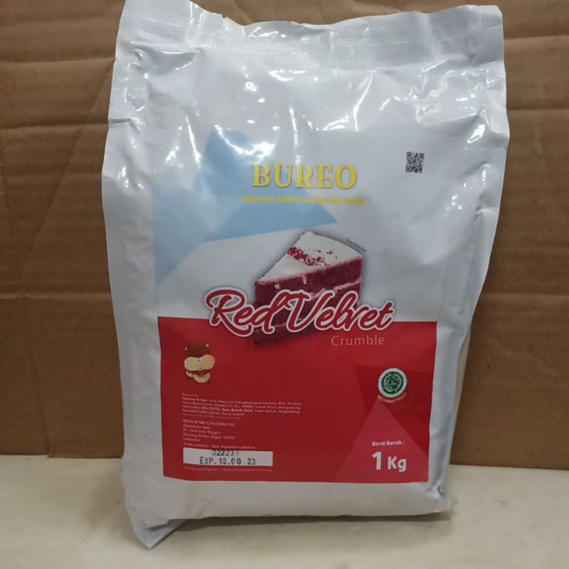 Jual Bureo Red Velvet Crumble Kasar 1 kg | Shopee Indonesia